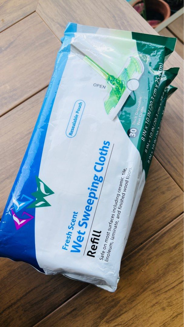 Wet sweeping cloths rifill, Furniture & Home Living, Cleaning ...
