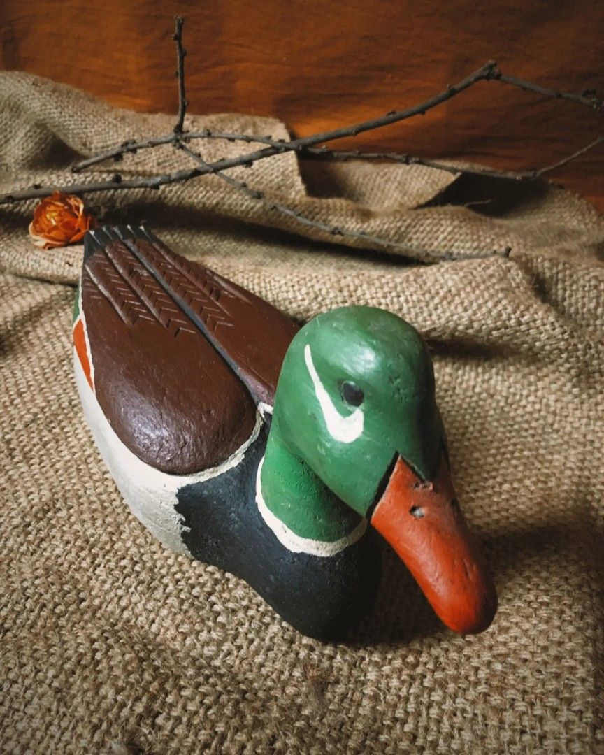 Wooden Duck Decoy, Furniture & Home Living, Home Decor, Other Home ...