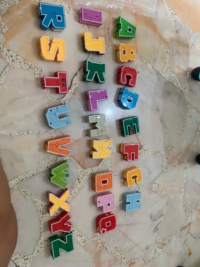 WTS Dinosaurs Alphabet Robots, Hobbies & Toys, Toys & Games on Carousell