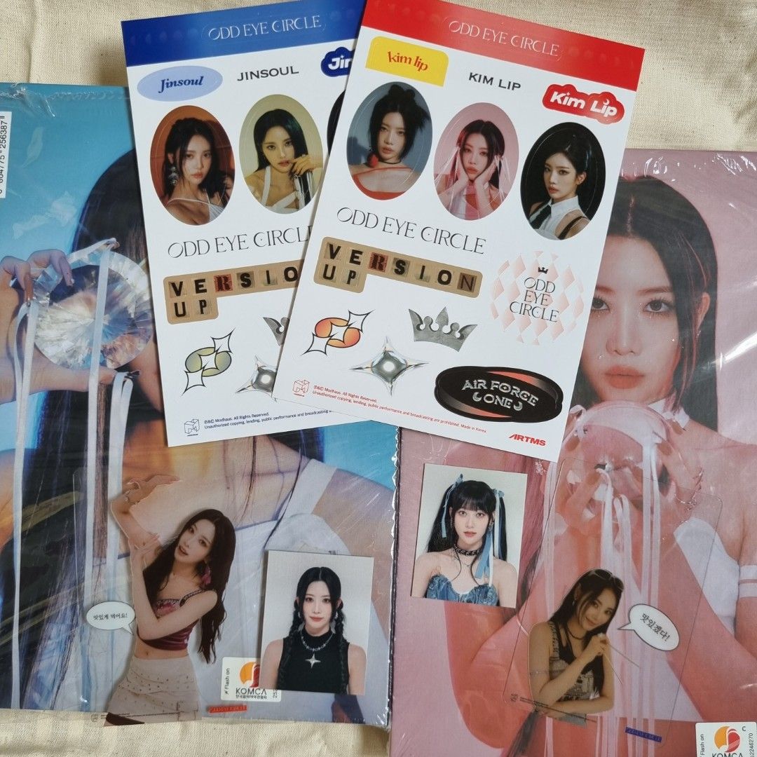 wts odd eye circle oec artms loona version up unsealed albums and inclusions kim lip choerry ...