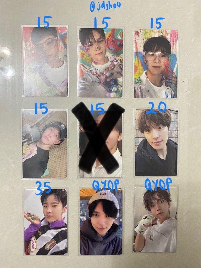 [WTS] seventeen pc hoshi vernon seungkwan dino joshu face the sun fml ...