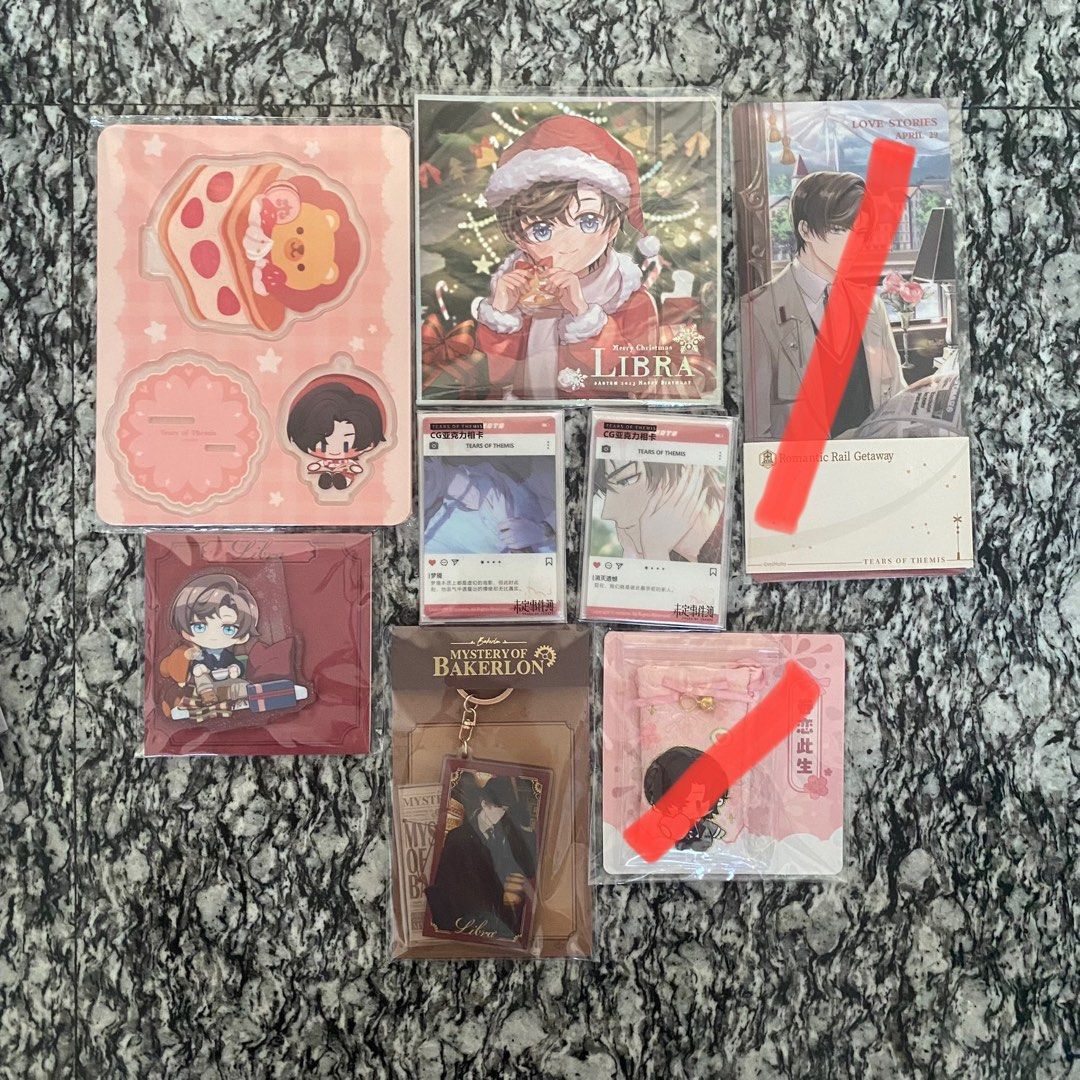 [wts] tears of themis TOT official/fan artem wing/zuo ran merchandise ...