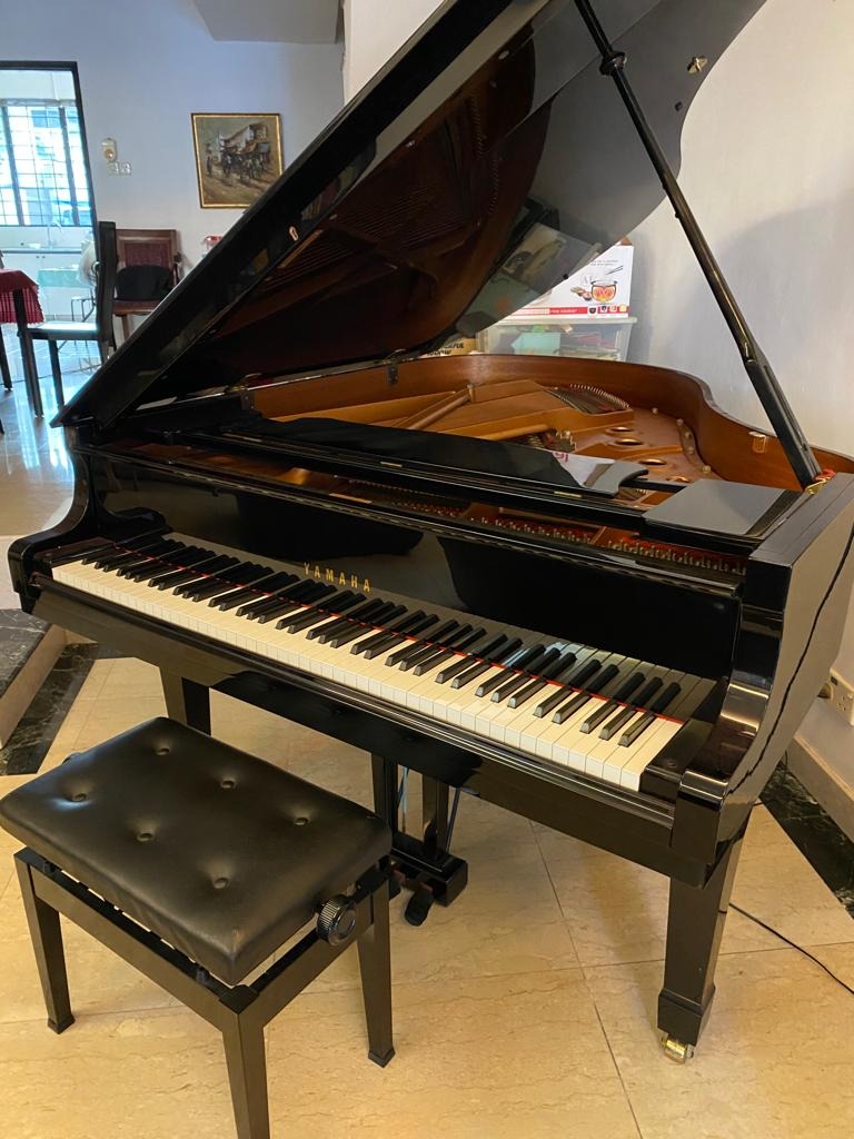Yamaha C2 grand piano, Hobbies & Toys, Music & Media, Musical ...