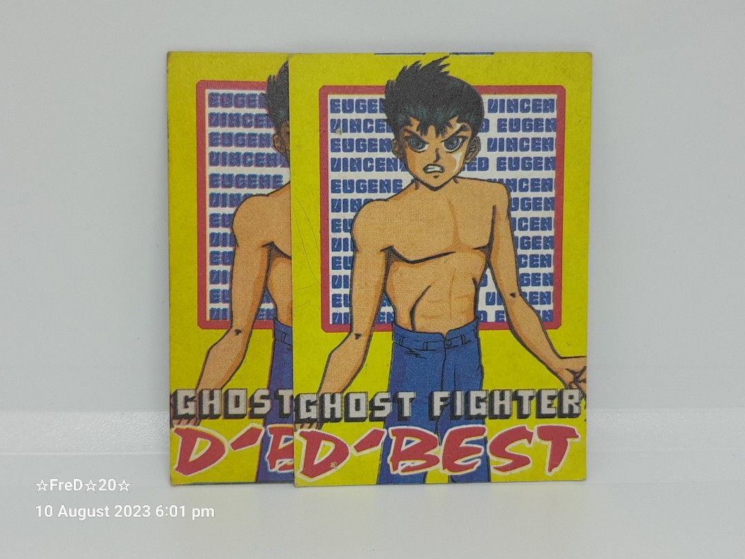 1990s Ghost Fighter D'Best Eugene Half Size Teks (2pcs), Hobbies & Toys ...