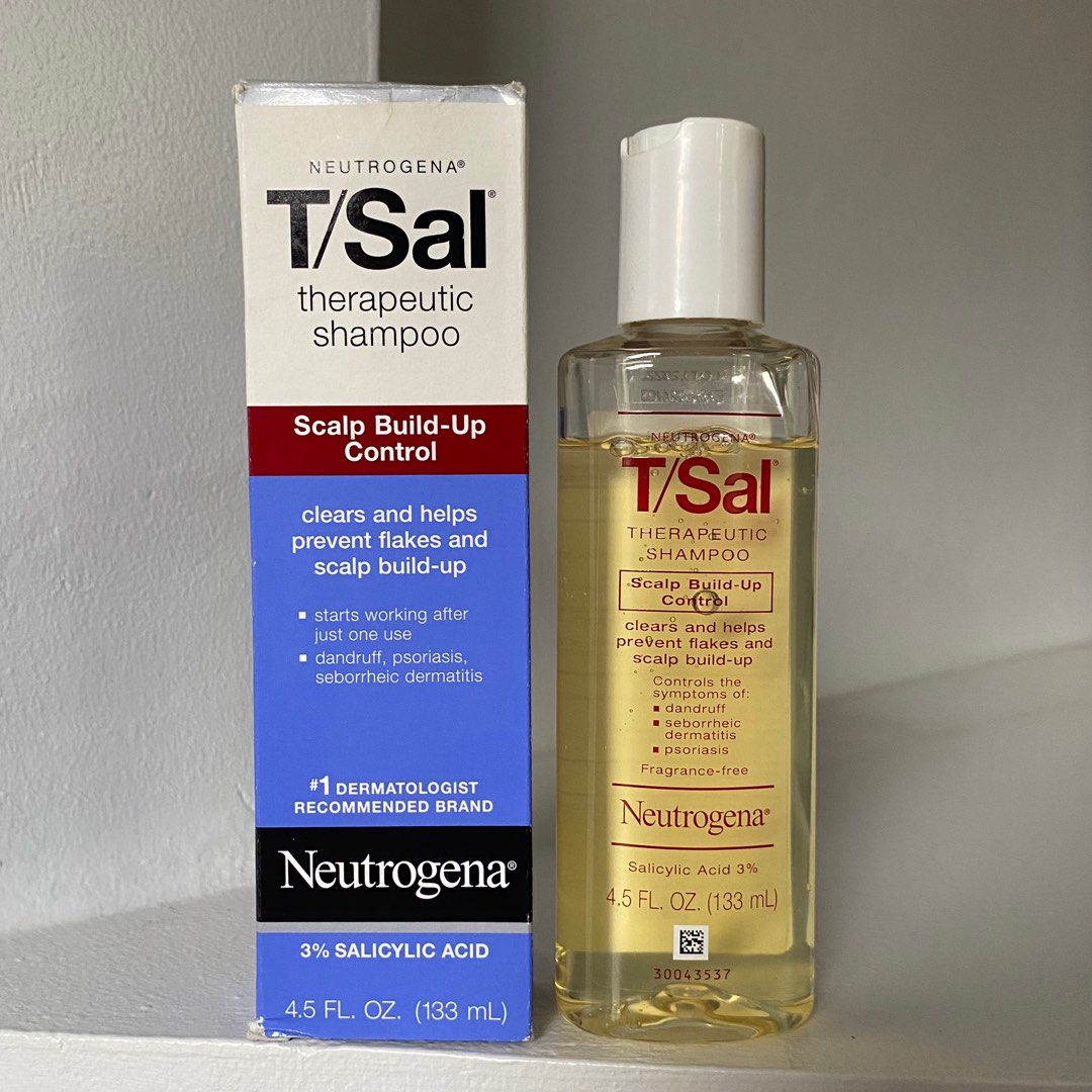 Authentic Neutrogena T/Sal Therapeutic Shampoo - Scalp Build-up Control ...