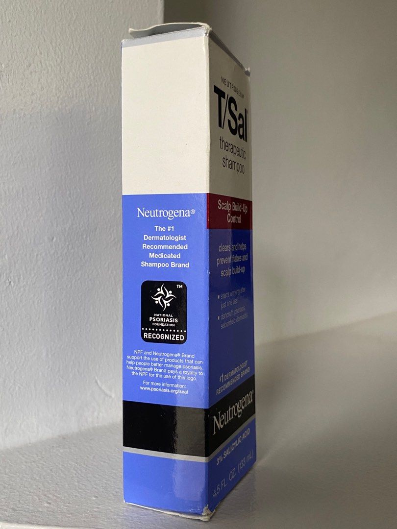 Authentic Neutrogena T/Sal Therapeutic Shampoo - Scalp Build-up Control ...