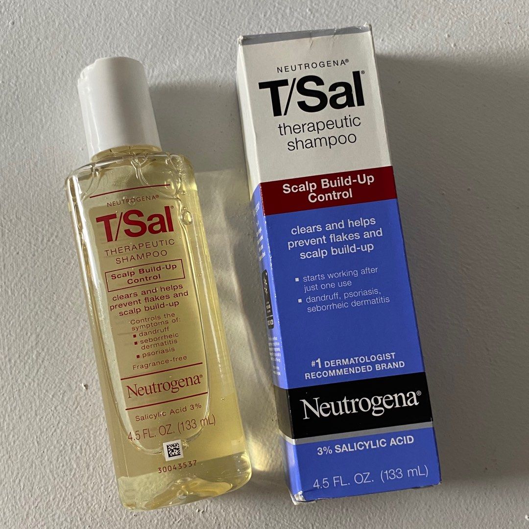 Authentic Neutrogena T/Sal Therapeutic Shampoo - Scalp Build-up Control ...
