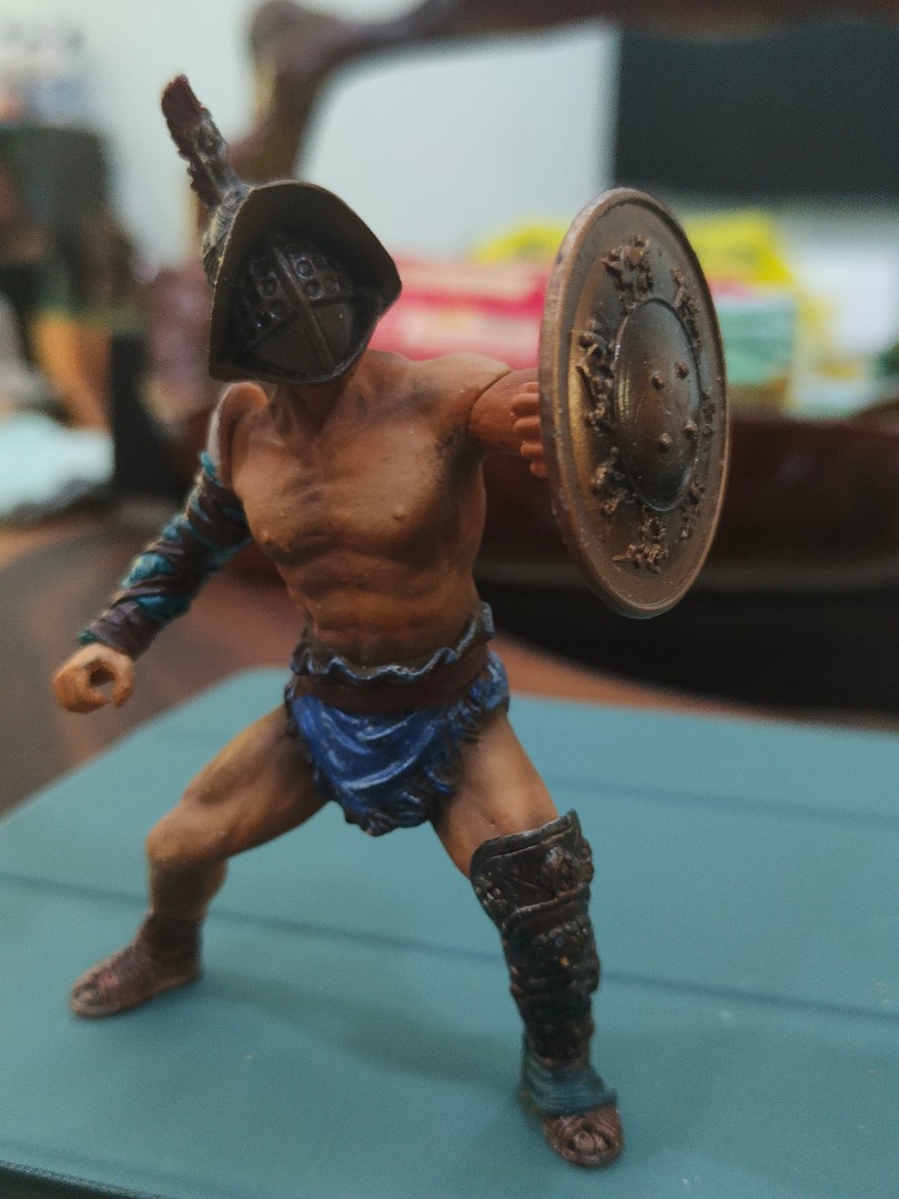 2006 BBI warriors of the world Roman 10 gladiator figures collection ...