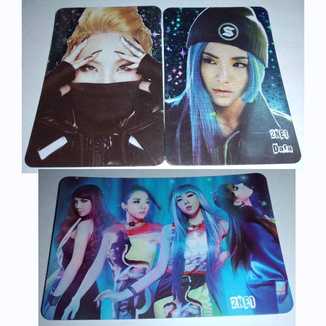 [有貨3張]2NE1 閃咭 白咭 Yes Cards Dara CL 韓國 女團 韓團 女歌手 收藏咭 絶版, 興趣及遊戲, 收藏品及紀念品, 韓流 - Carousell