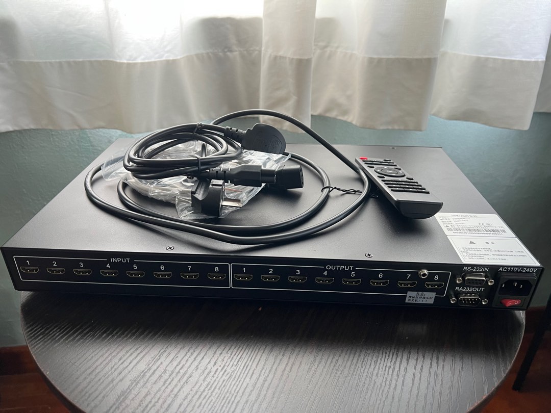 4K HDMI 8x8 Matrix Switch [8 Input, 8 Output], Computers & Tech, Parts ...