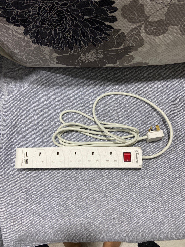 5 Pin Extension Plug, TV & Home Appliances, Electrical, Adaptors ...