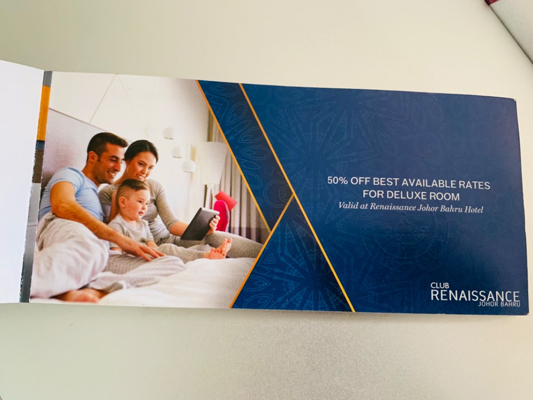 5 star Renaissance Johor Bahru Hotel 50% off, Tickets & Vouchers ...