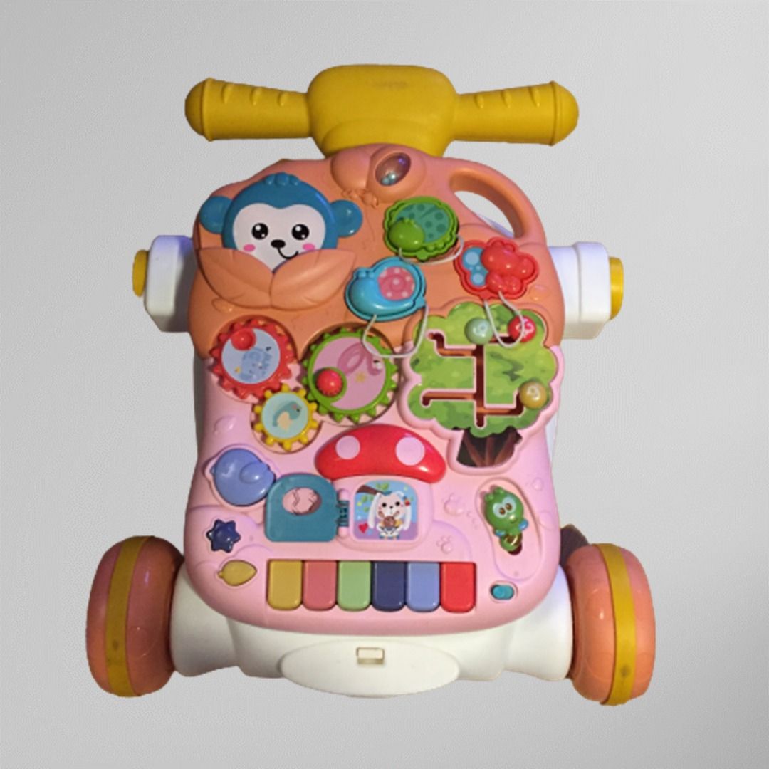 5 in 1 Multifunctional push walker Musical Baby Push Walker trolley ...
