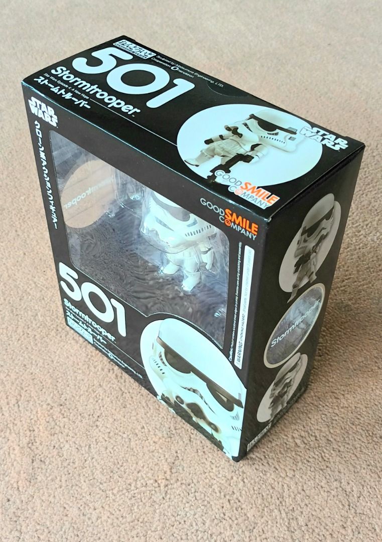 全新 日版 未開封 Good Smile Nendoroid 501 Star Wars Stromtrooper 星球大戰 白兵 黏土人 ...