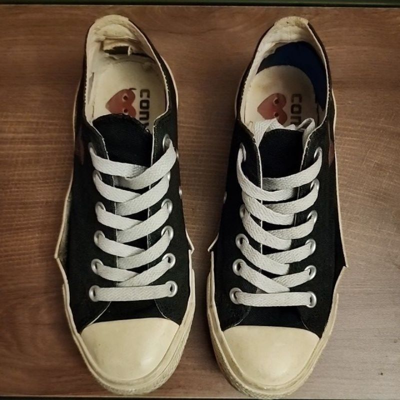川久保玲 cdg comme des garcons 愛心 converse 帆布鞋 play 聯名 經典 百搭 #23衣櫃出清, 他的時尚 ...