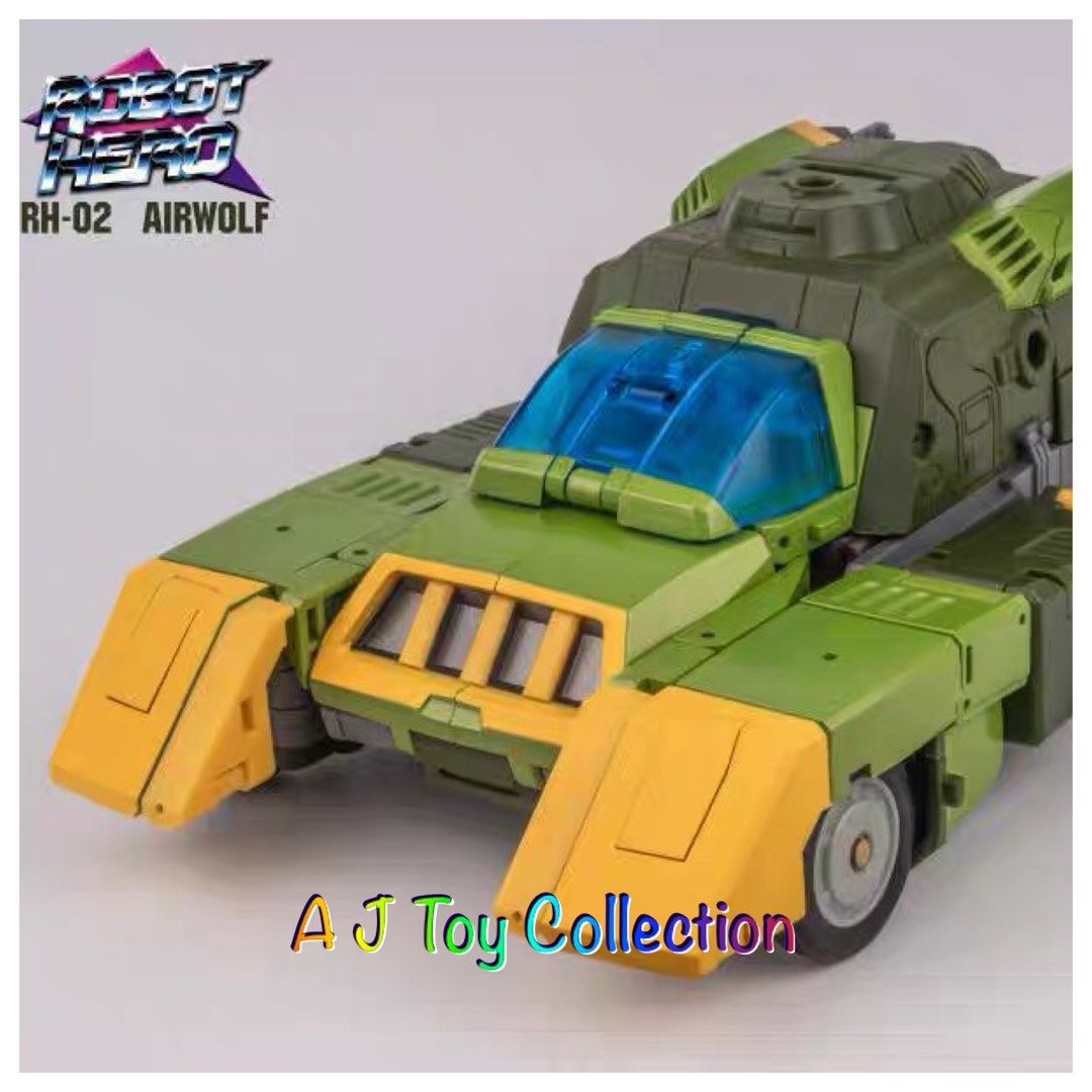 [ In Stock ] Transformers RobotHero RH-02 RH02 AirWolf Springer Triple ...