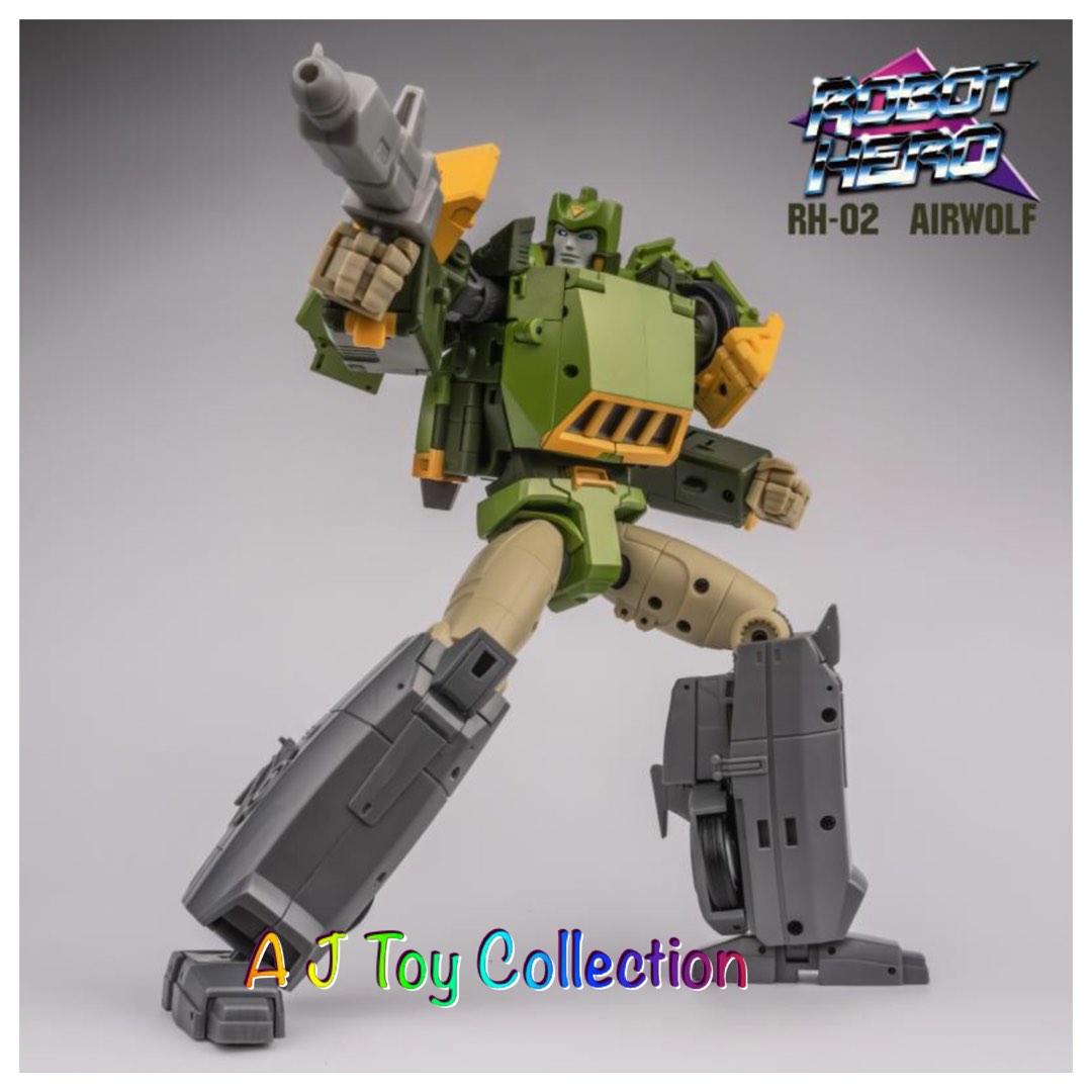 [ In Stock ] Transformers RobotHero RH-02 RH02 AirWolf Springer Triple ...
