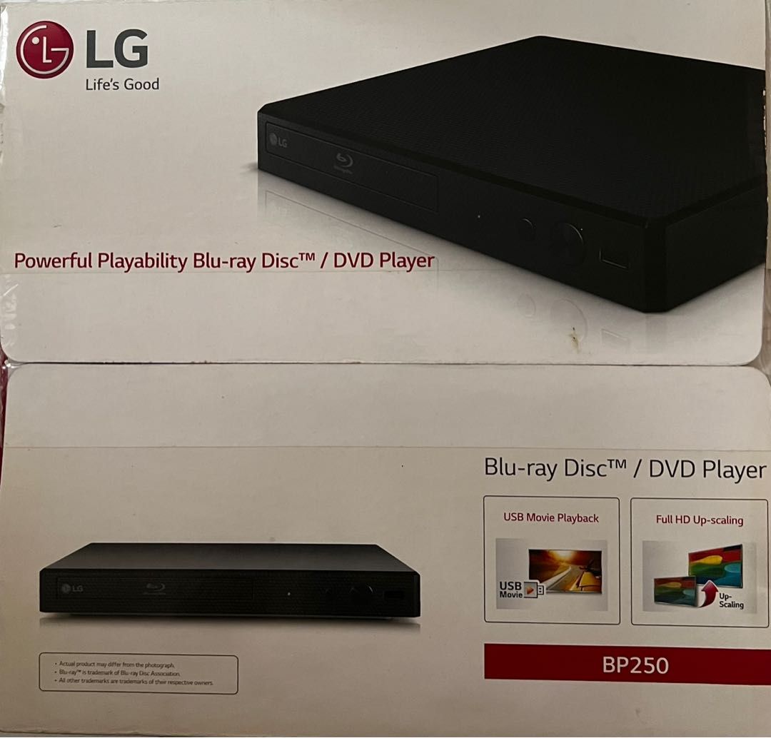 [全新] LG BP250 Powerful Playability Blu-ray DiscTM/DVD Player 藍光 DVD 播放器 ...