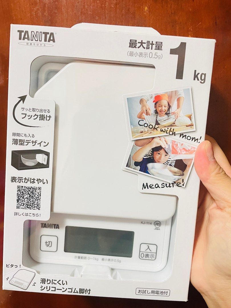 全新 Tanita 1 Kg 電子磅KJ114, 家庭電器, 廚房電器, 打蛋器及廚師機 - Carousell