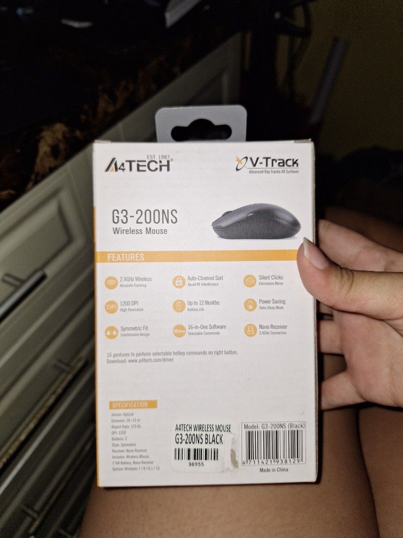 A4 Tech G3-200NS Wireless Mouse, Computers & Tech, Parts & Accessories, Mouse & Mousepads on ...