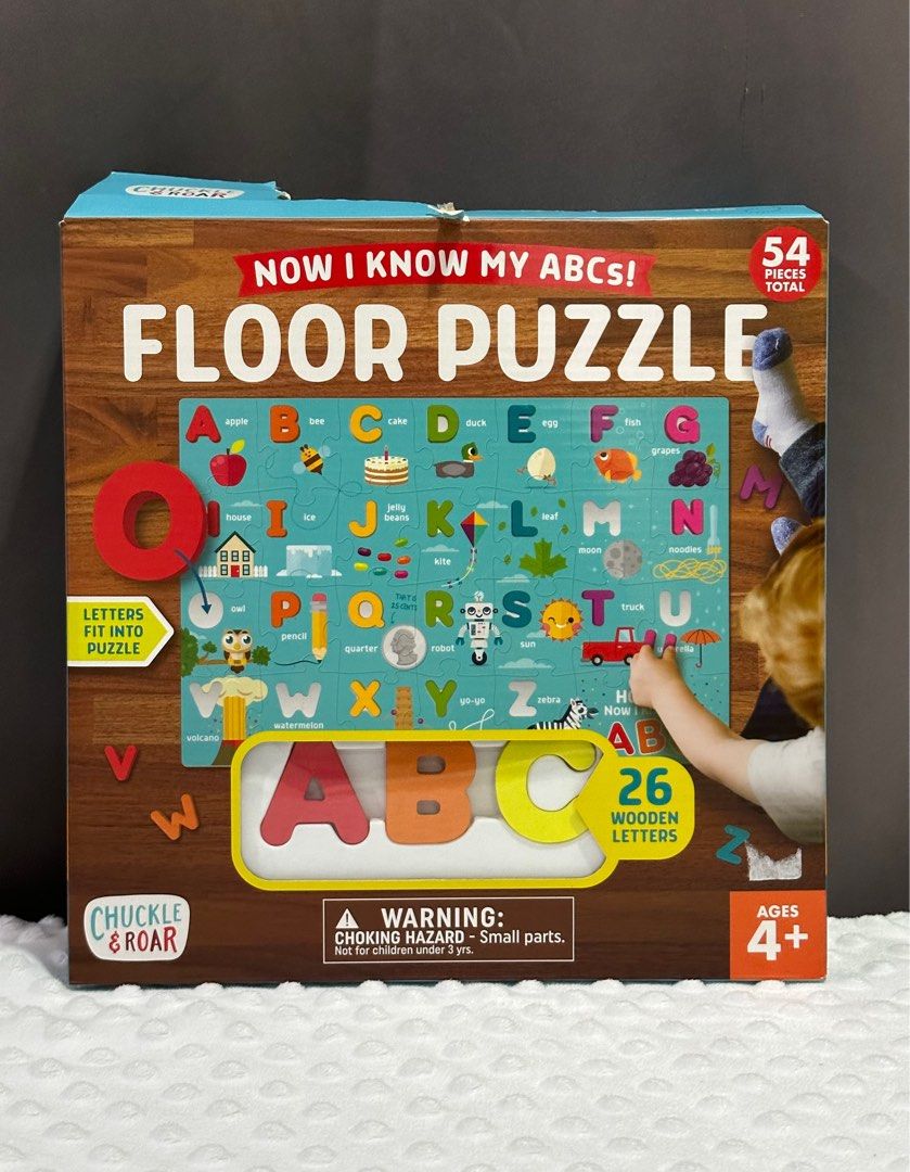 ABC Floor Puzzle, Hobbies & Toys, Toys & Games on Carousell