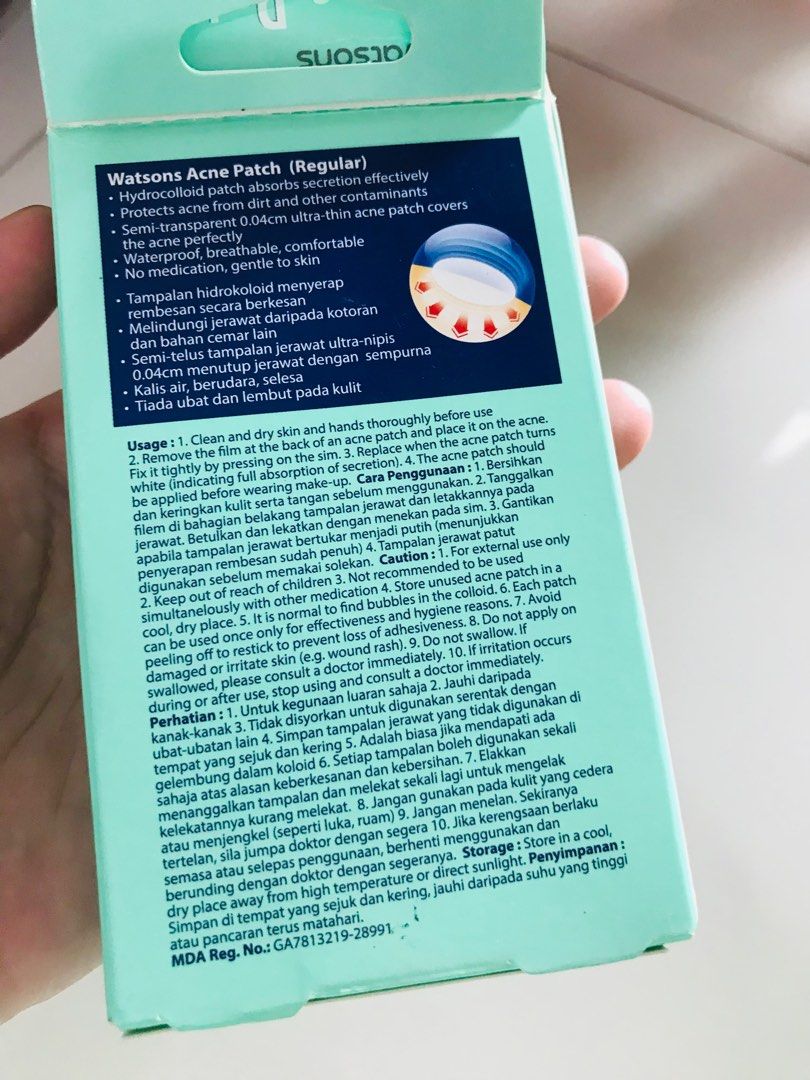 Acne Patch Watsons 0.04cm thickness for Pimples, Beauty & Personal Care ...