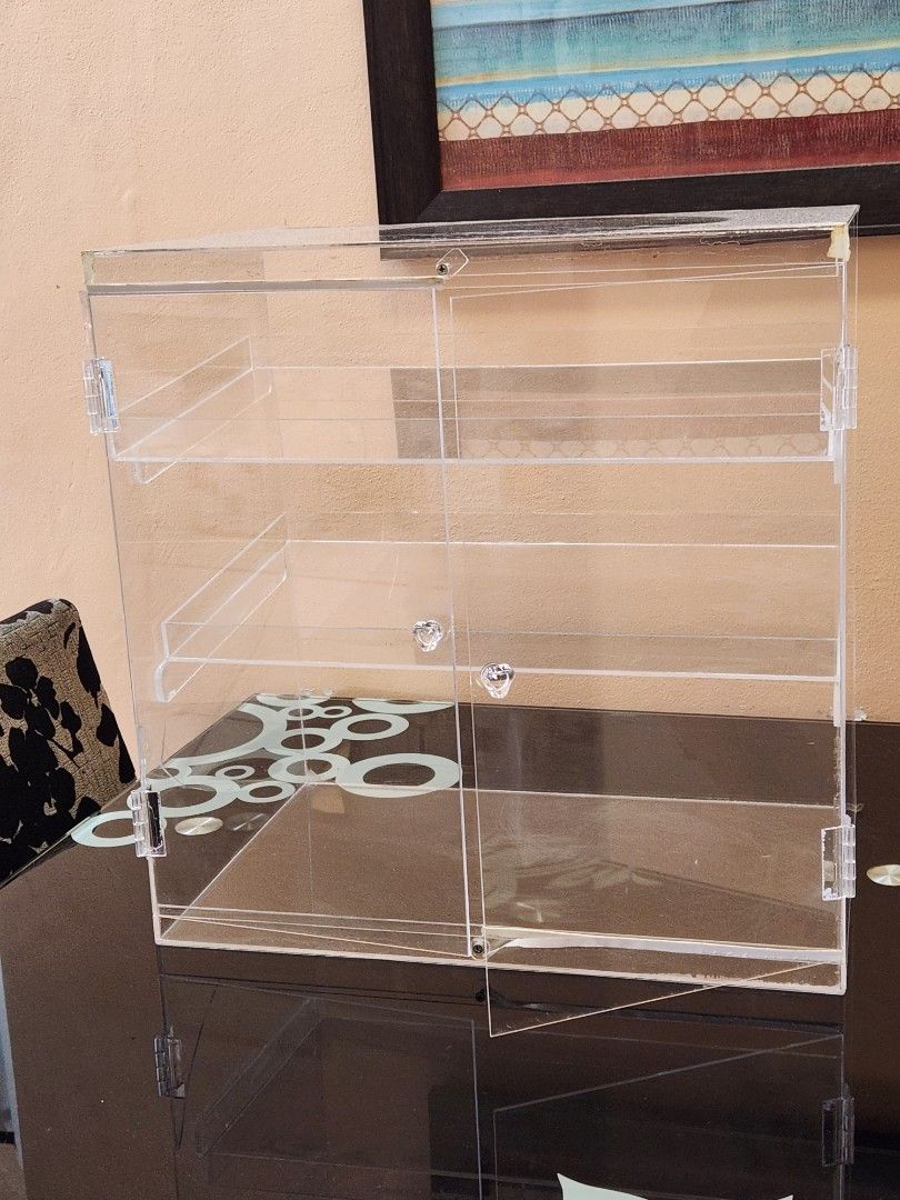 Acrylic Pastry Cabinet, Furniture & Home Living, Furniture, Shelves ...