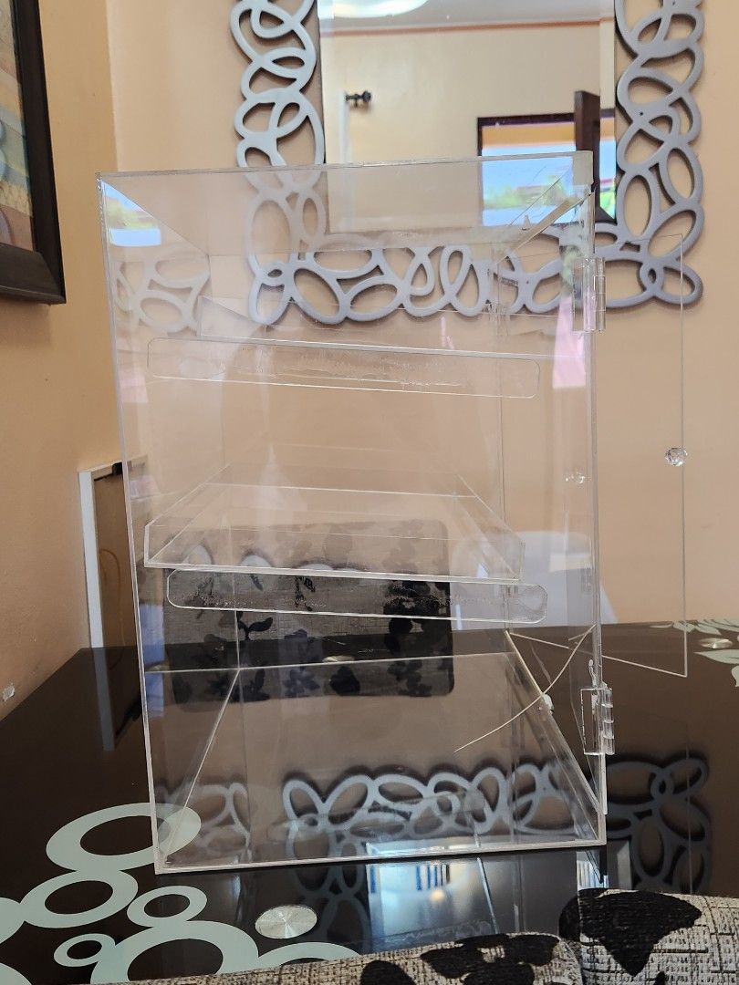 Acrylic Pastry Cabinet, Furniture & Home Living, Furniture, Shelves ...