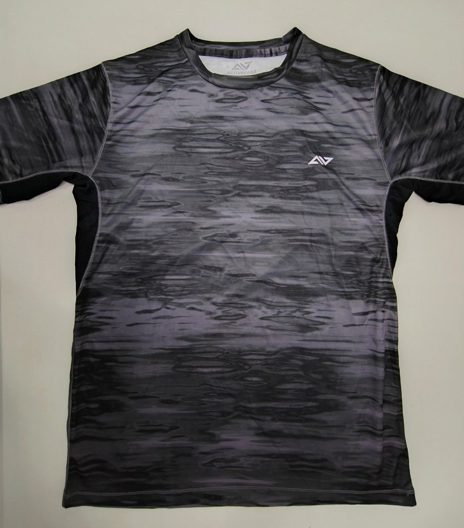 ACTIVEGEAR Japan quick dry grey Camo T Shirt, Men's Fashion, Activewear ...