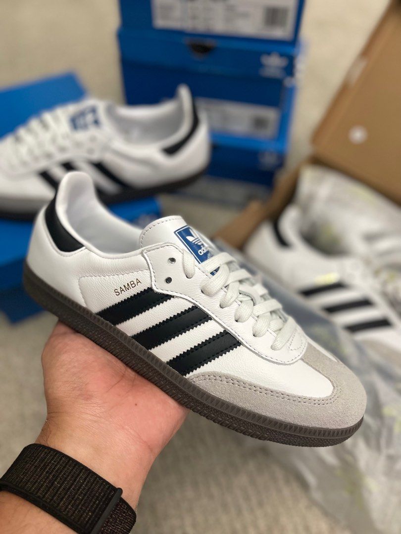 Adidas Samba OG White, Men's Fashion, Footwear, Sneakers on Carousell