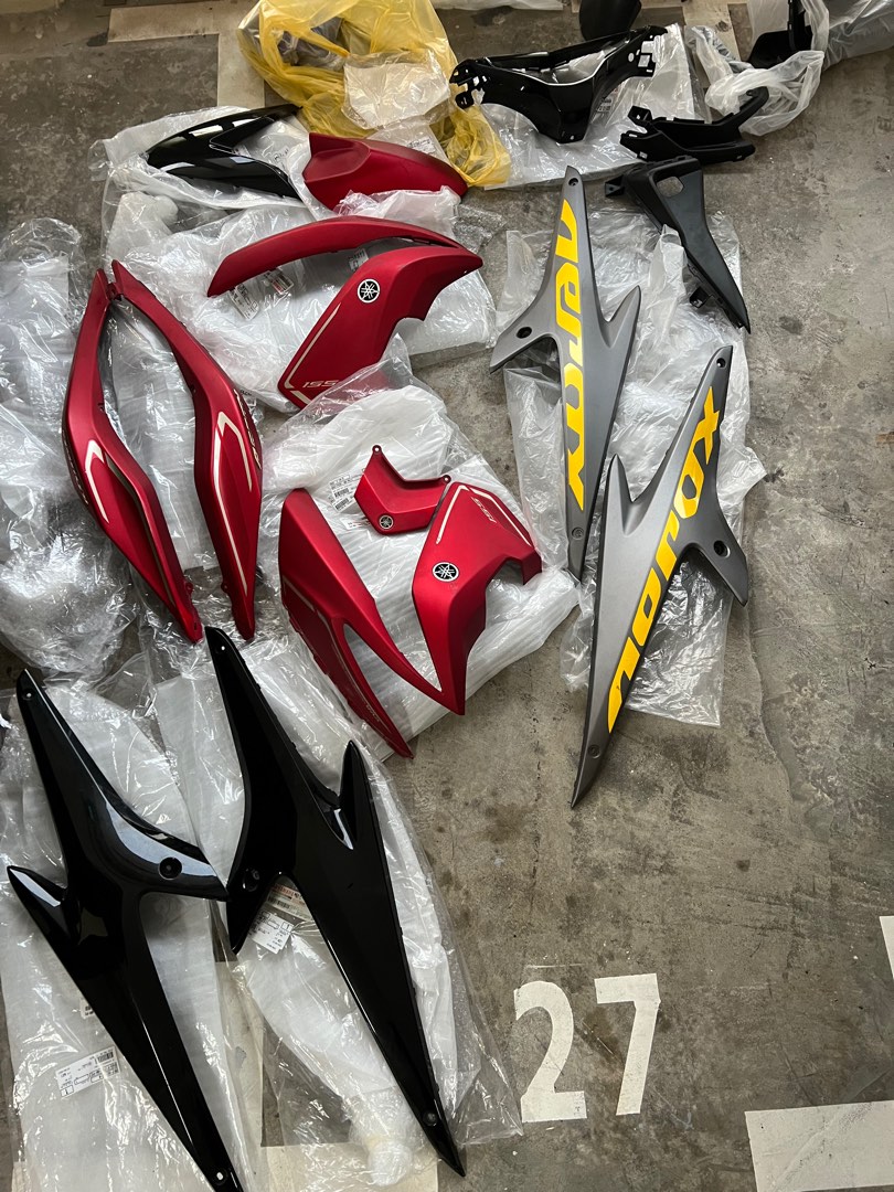 Aerox coverset V1, Motorcycles, Motorcycle Accessories on Carousell