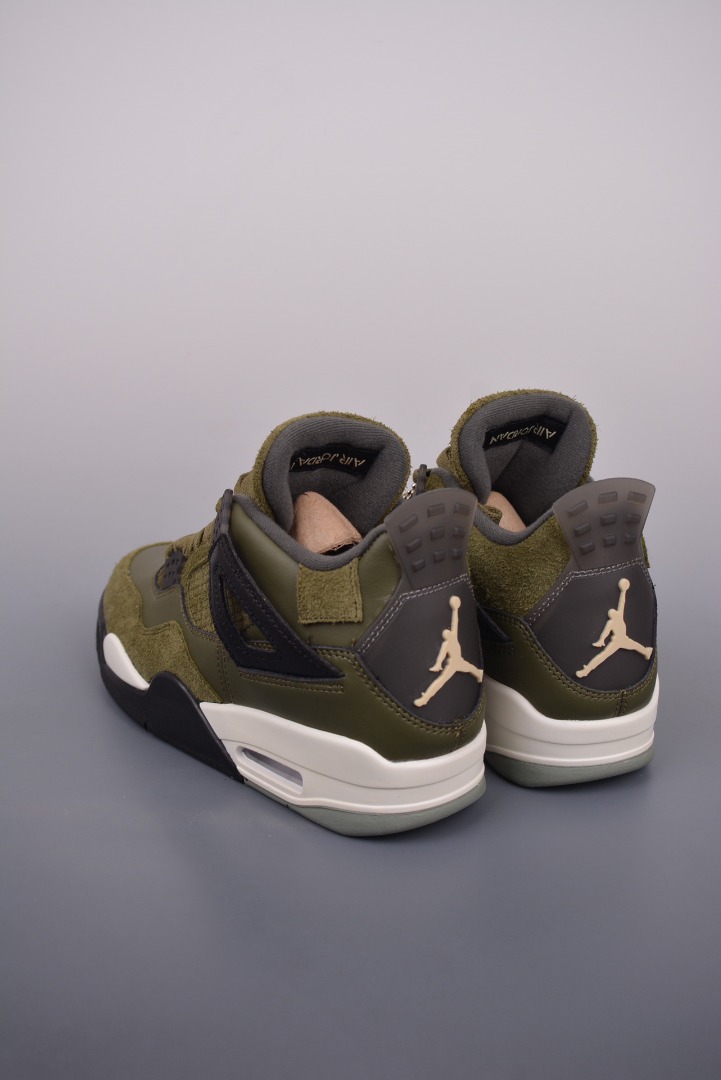 Air Jordan 4 Retro army green, Men's Fashion, Footwear, Sneakers on ...