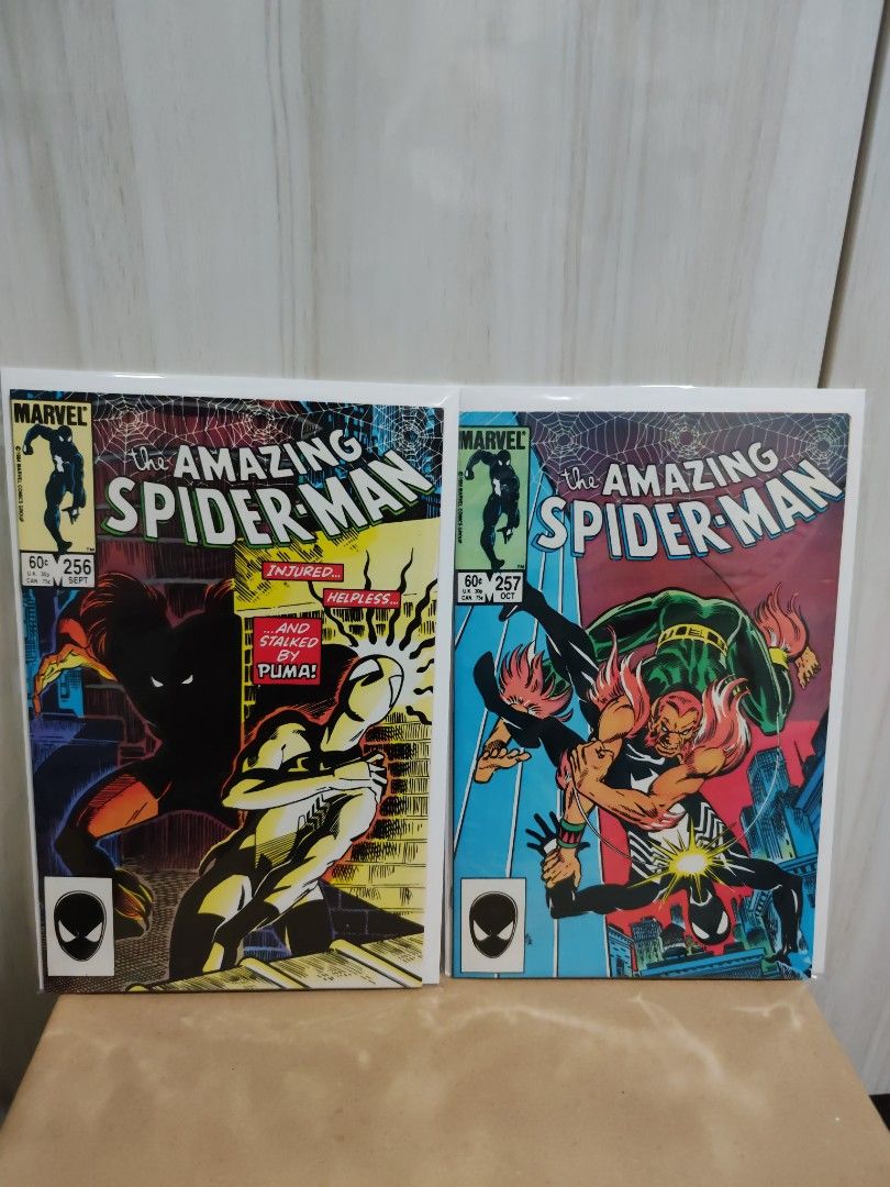 Amazing Spiderman ASM #256 and #257 1st and 2nd appearances of Puma ...