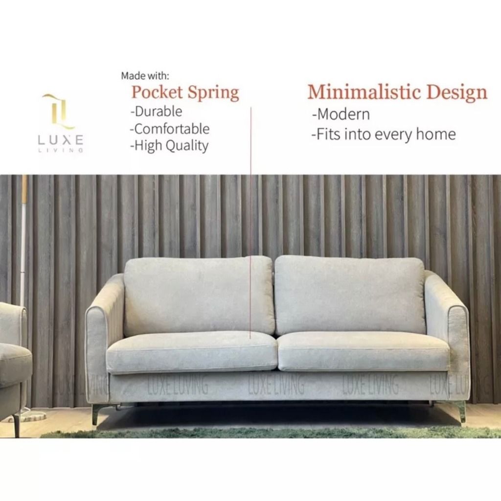 Amelia Sofa Set 1/2/3 Seater, Furniture & Home Living, Furniture, Sofas on Carousell