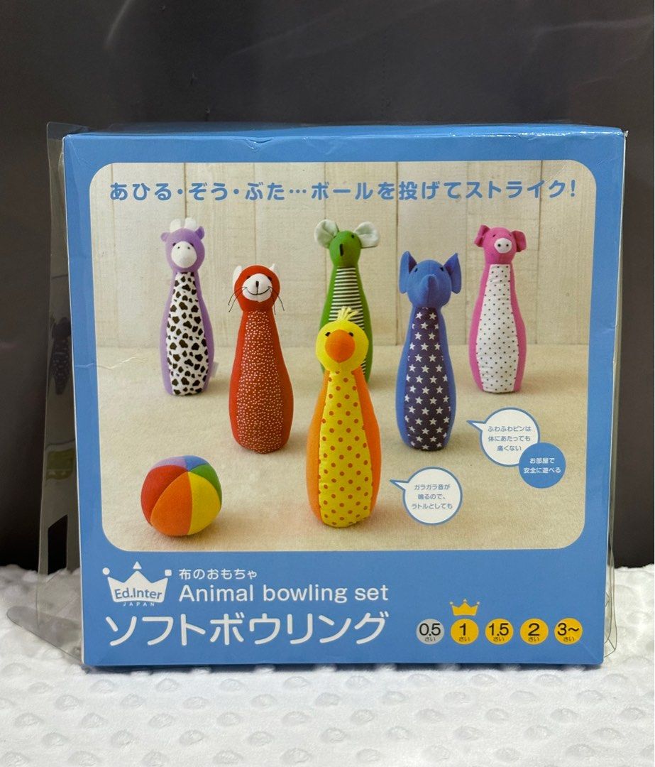 Animal Bowling Set, Hobbies & Toys, Toys & Games on Carousell