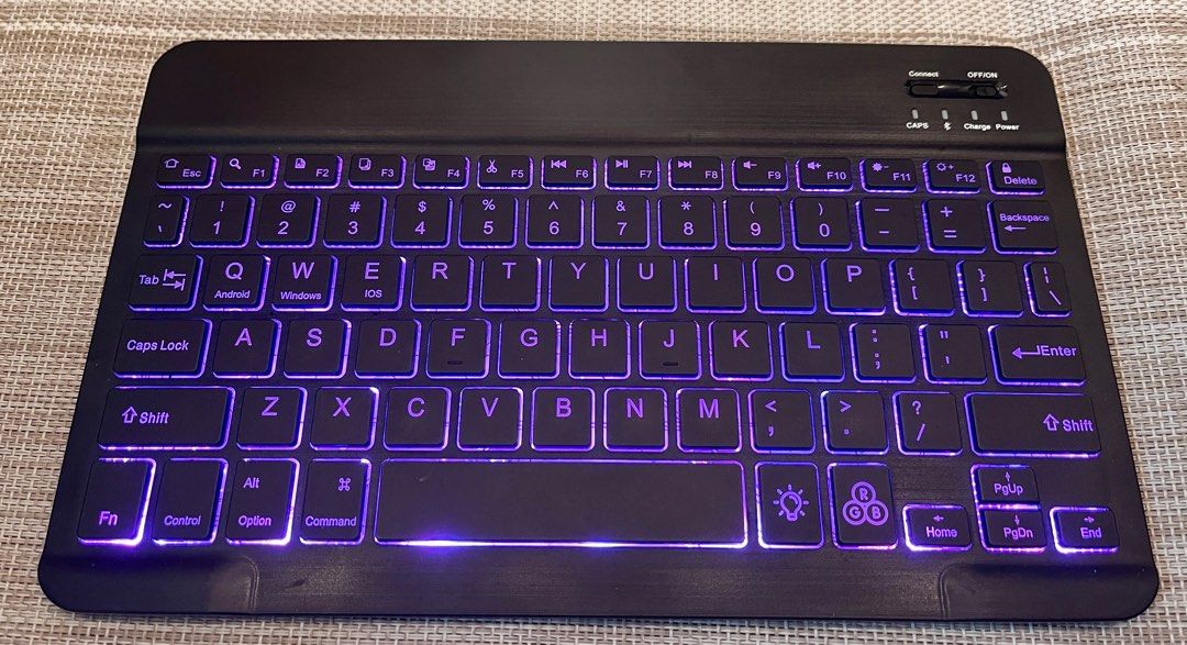Anko Wireless(Bluetooth) Keyboard With Backlight - Black, Computers ...