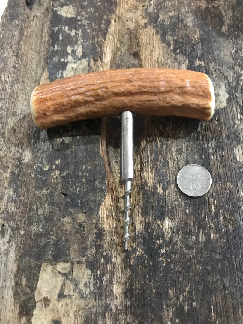 Antique British Deer Antler Cork Screw, Hobbies & Toys, Collectibles ...