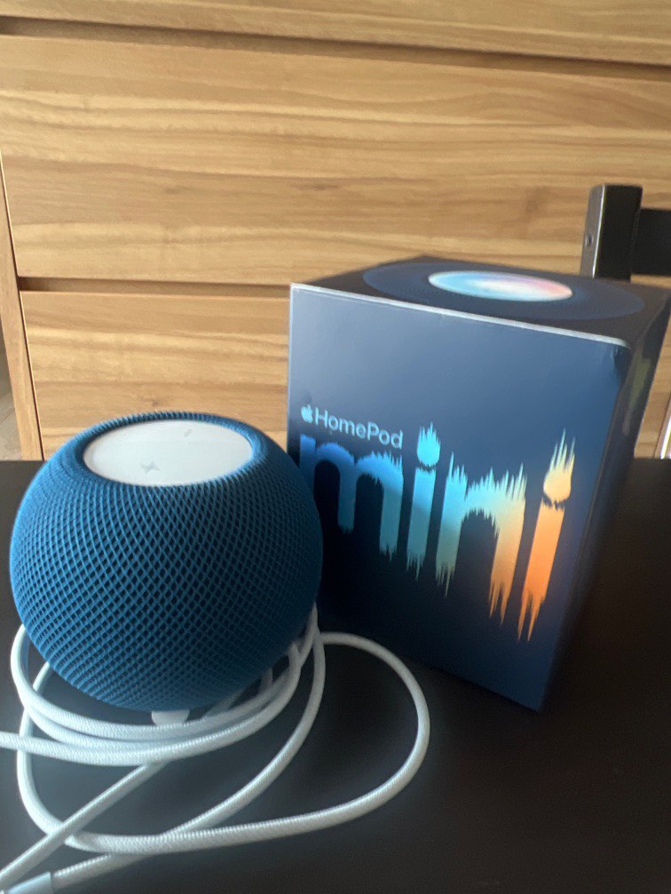 Apple Homepod mini blue, TV & Home Appliances, Electrical, Adaptors ...