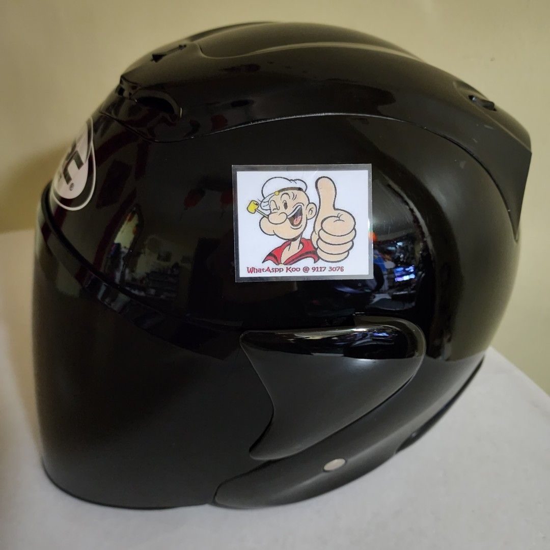 ARC HELMET GLOSS BLACK COLOR, Motorcycles, Motorcycle Accessories on ...