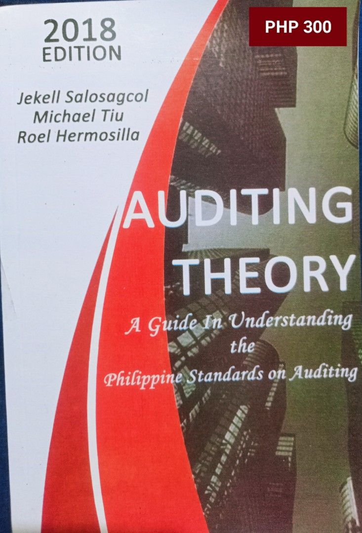 AUDITING AND ACCOUNTING BOOK FOR SALE! Auditing Theory: A Guide in ...