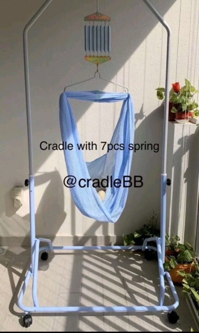 Baby cradle/ yao lan (spring cot), Babies & Kids, Baby Nursery & Kids ...
