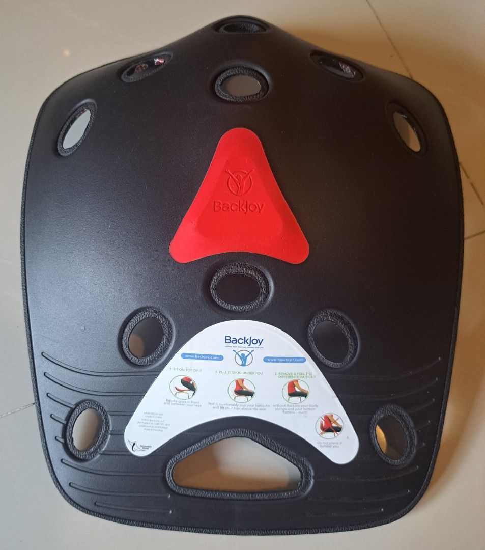 Backjoy seat posture support, Health & Nutrition, Braces, Support & Protection on Carousell