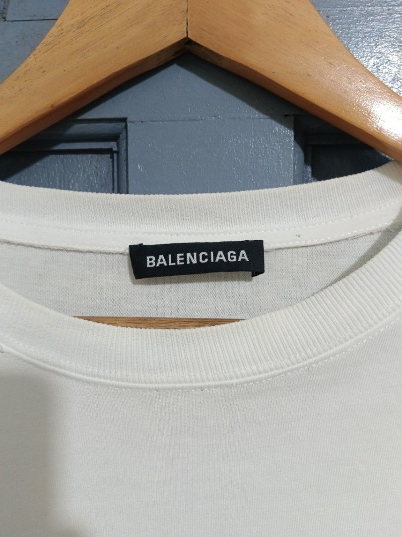 BALENCIAGA BASIC LOGO, Men's Fashion, Tops & Sets, Tshirts & Polo ...