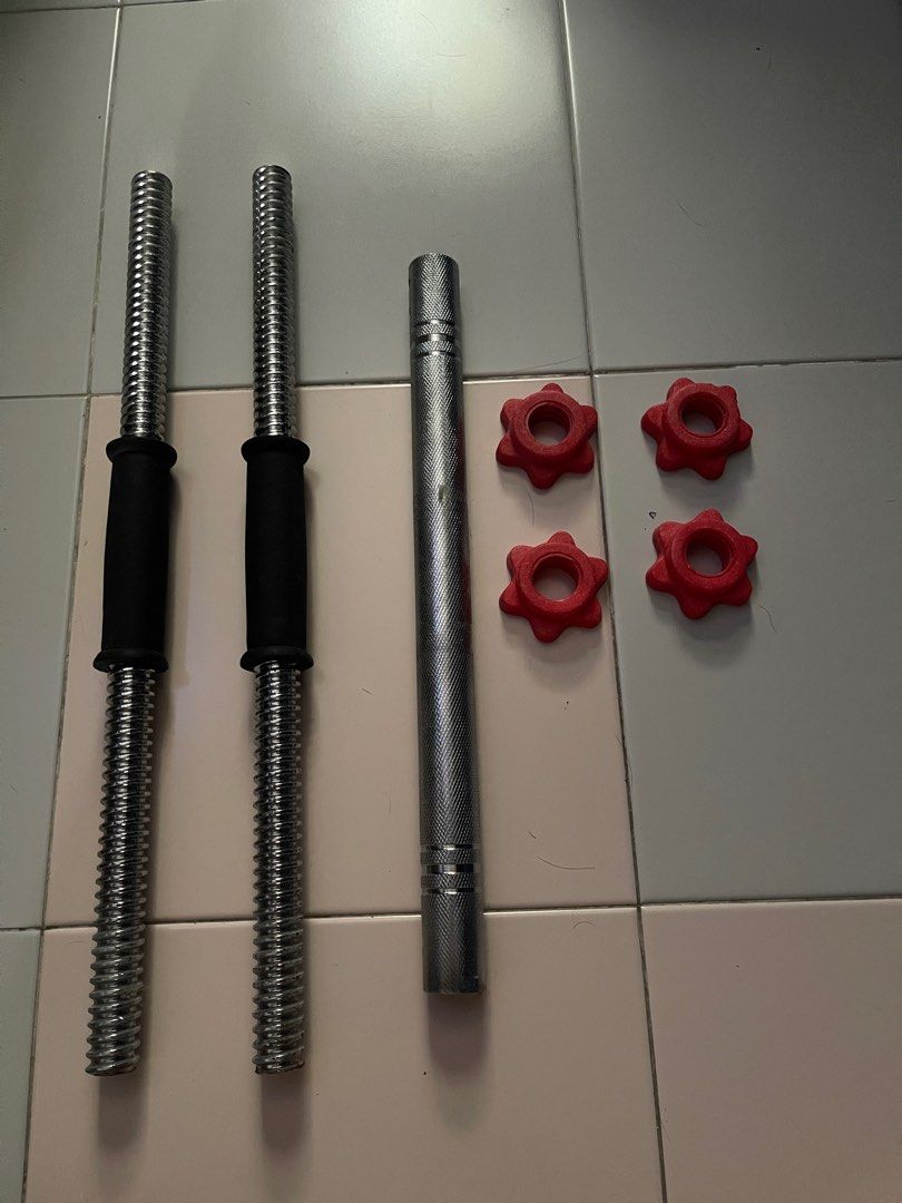 Barbell Dumbbell Set with connector, Sports Equipment, Exercise ...