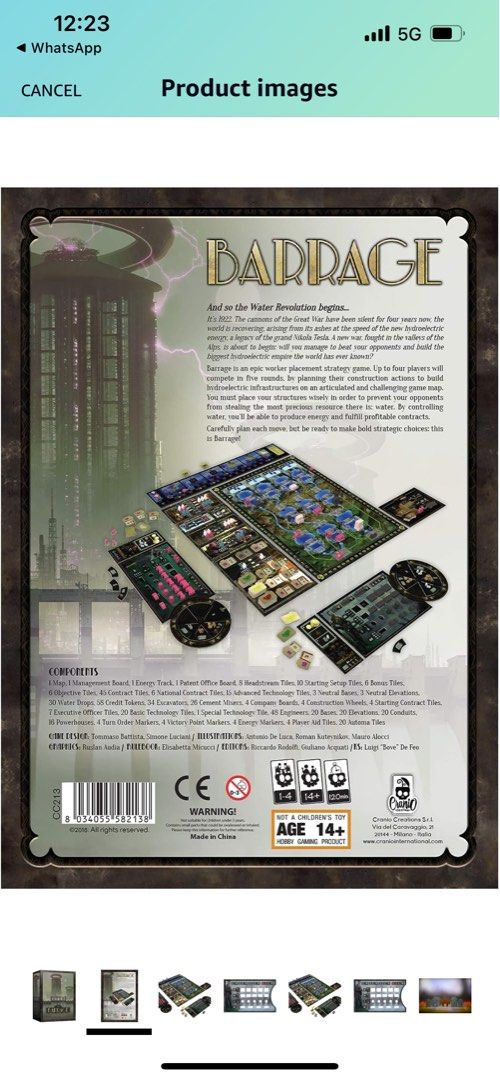 Barrage (BRAND NEW) Strategy Board Game, Hobbies & Toys, Toys & Games ...