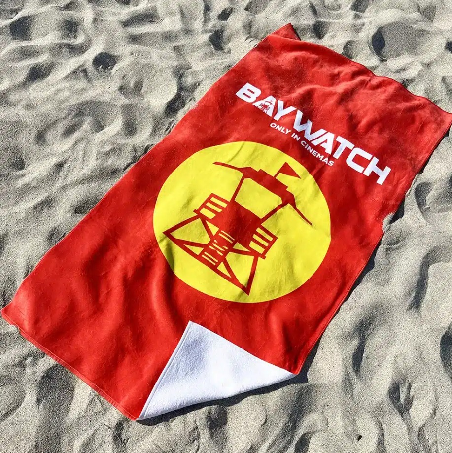 Baywatch Beach Towel, Furniture & Home Living, Bedding & Towels on ...
