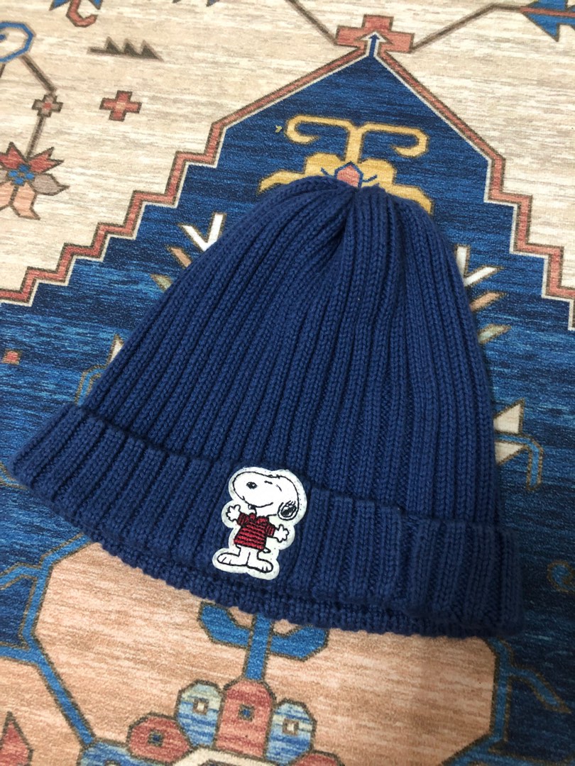 Peanuts Snoopy Beanie, Men's Fashion, Watches & Accessories, Cap & Hats ...