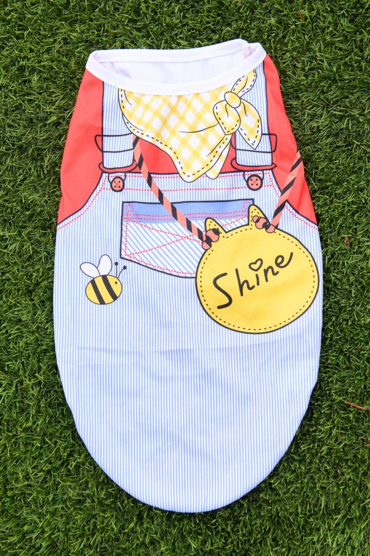 Dog clothes Bee with a "shine"honey sling Singlet, Pet Supplies, Homes ...