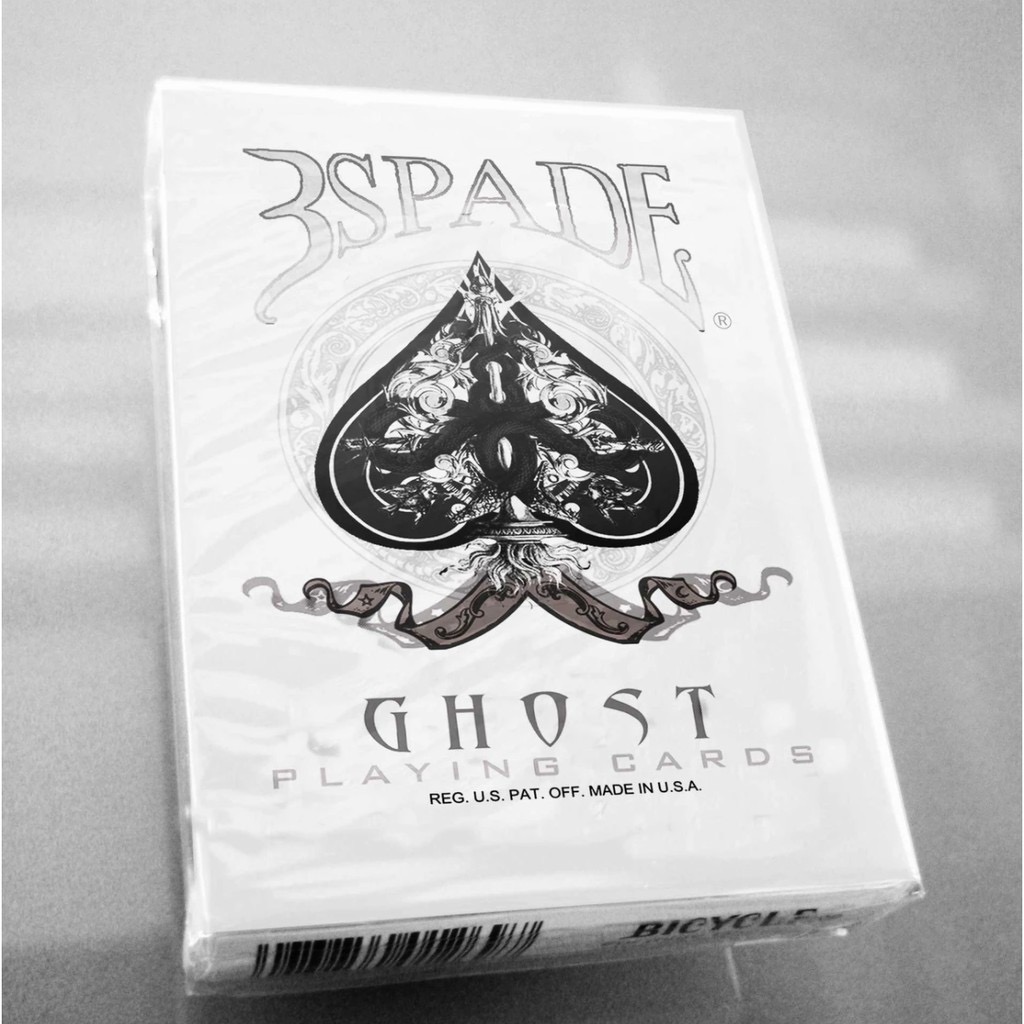 Bicycle white ghost gaff Ellusionist bicycle gaff playing cards trick ...