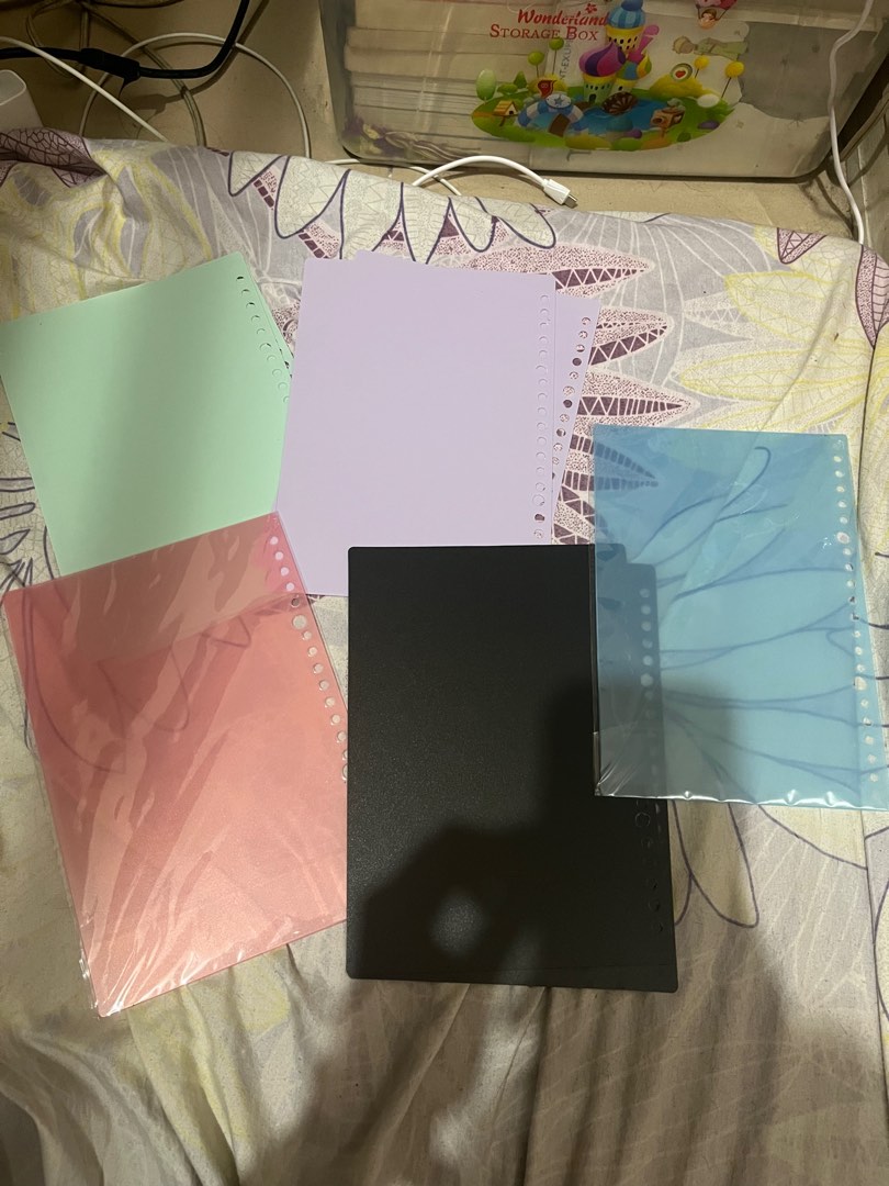 A5 Binder Divider Page Separator Colors (take all), Hobbies & Toys ...